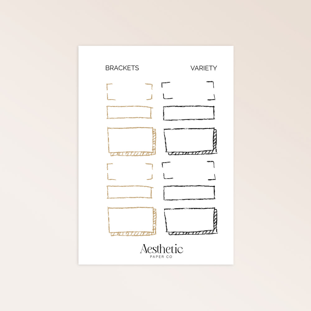 BRACKETS STICKERS
